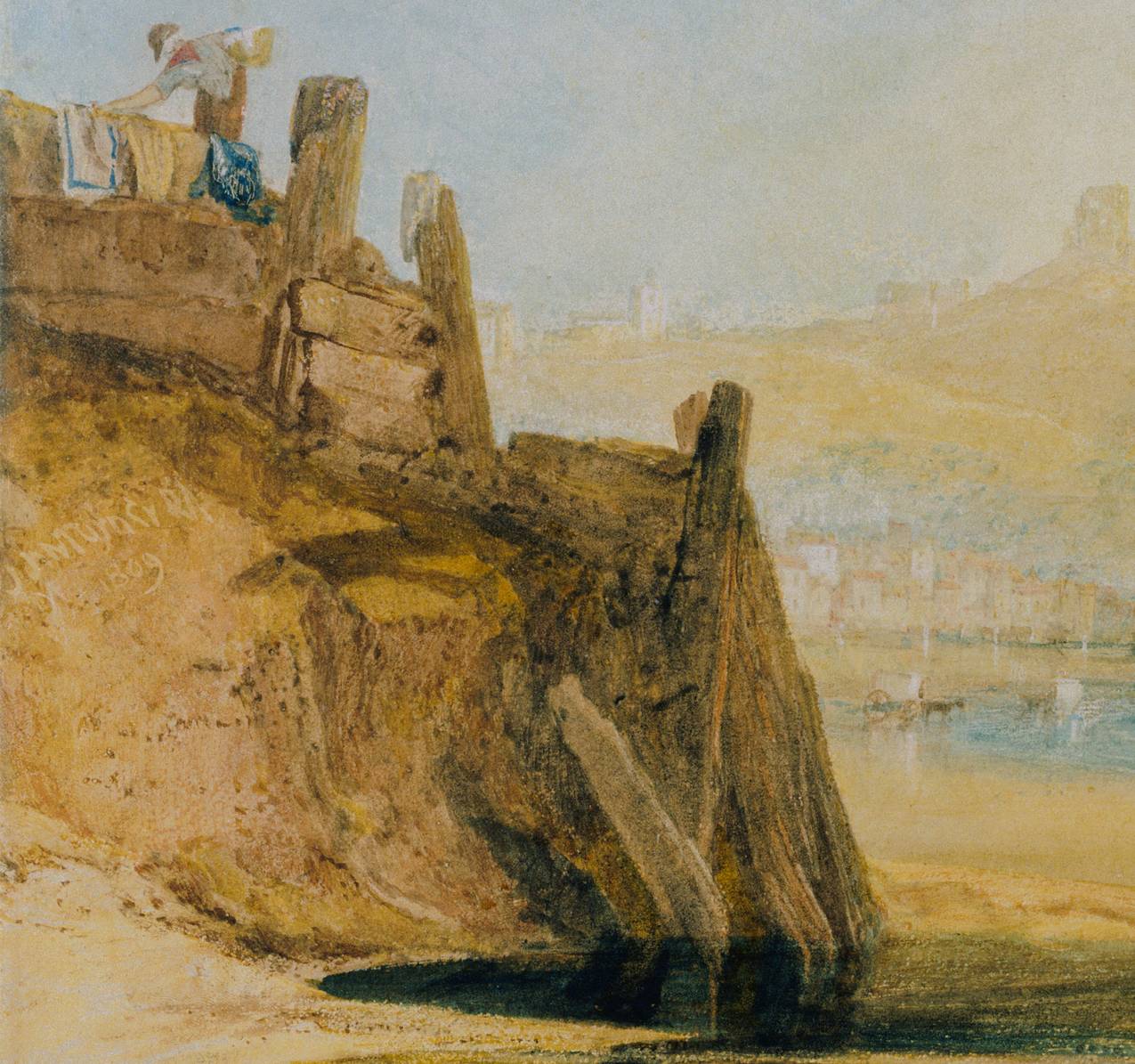 Scarborough Castle: Boys Crab Fishing - The Wallace Collection