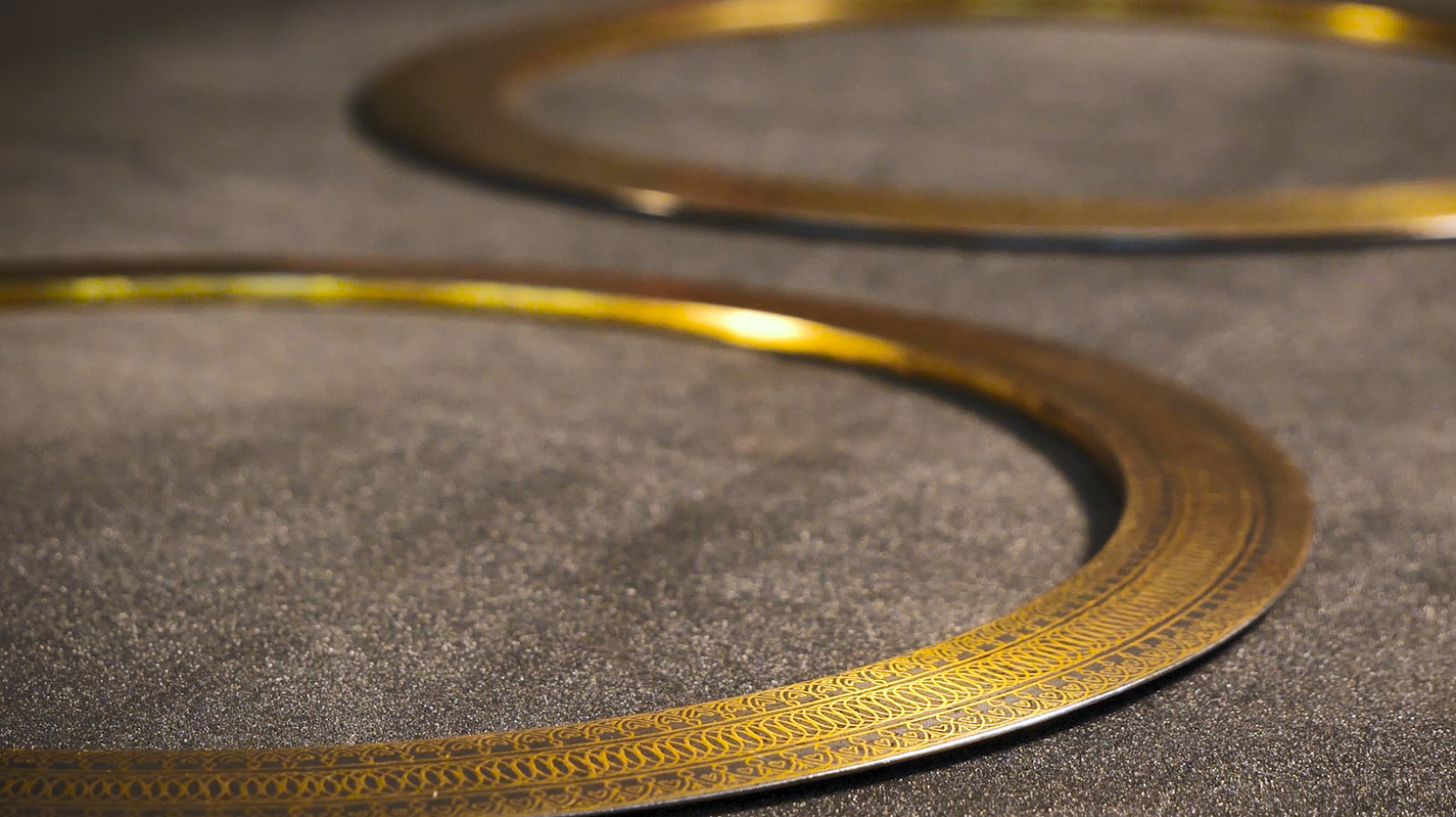 Gold-decorated Quoits (chakkar, chakra, chakram) - The Wallace Collection